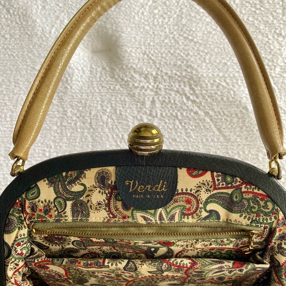 Verdi | Bags | Vintage 560s Verdi Purse Handbag With Gorgeous Floral ...